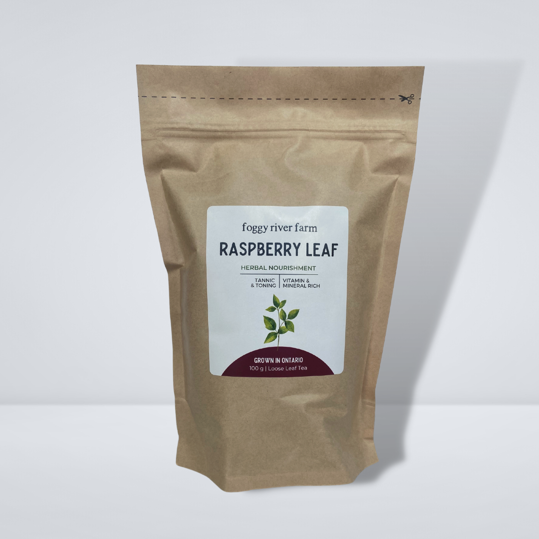 Raspberry Leaf | Local & Organic Loose Leaf Herbal Tea – Foggy River Farm